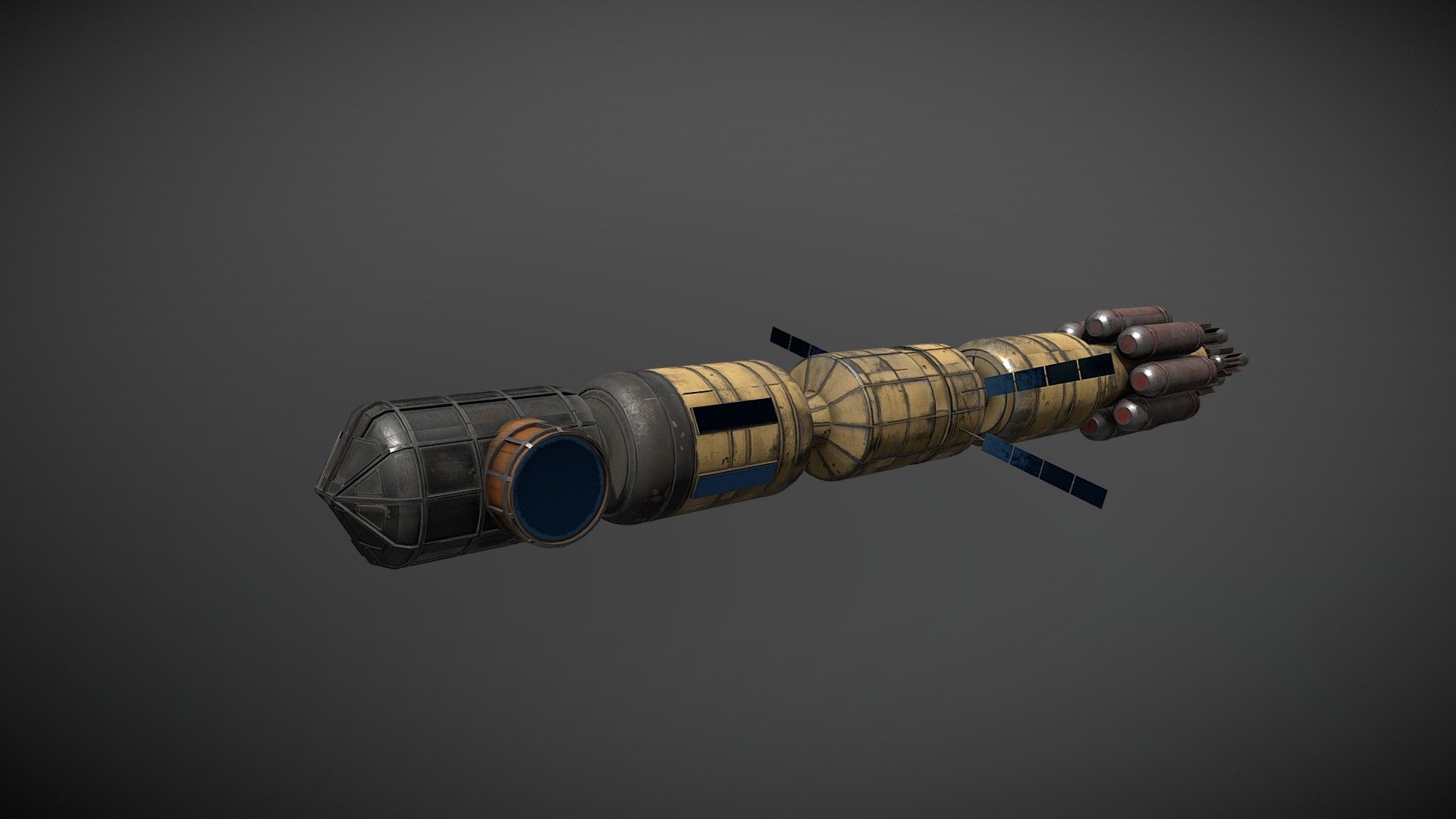 Interplanetary Space Vehicle - Download Free 3D model by mohamedhussien ...