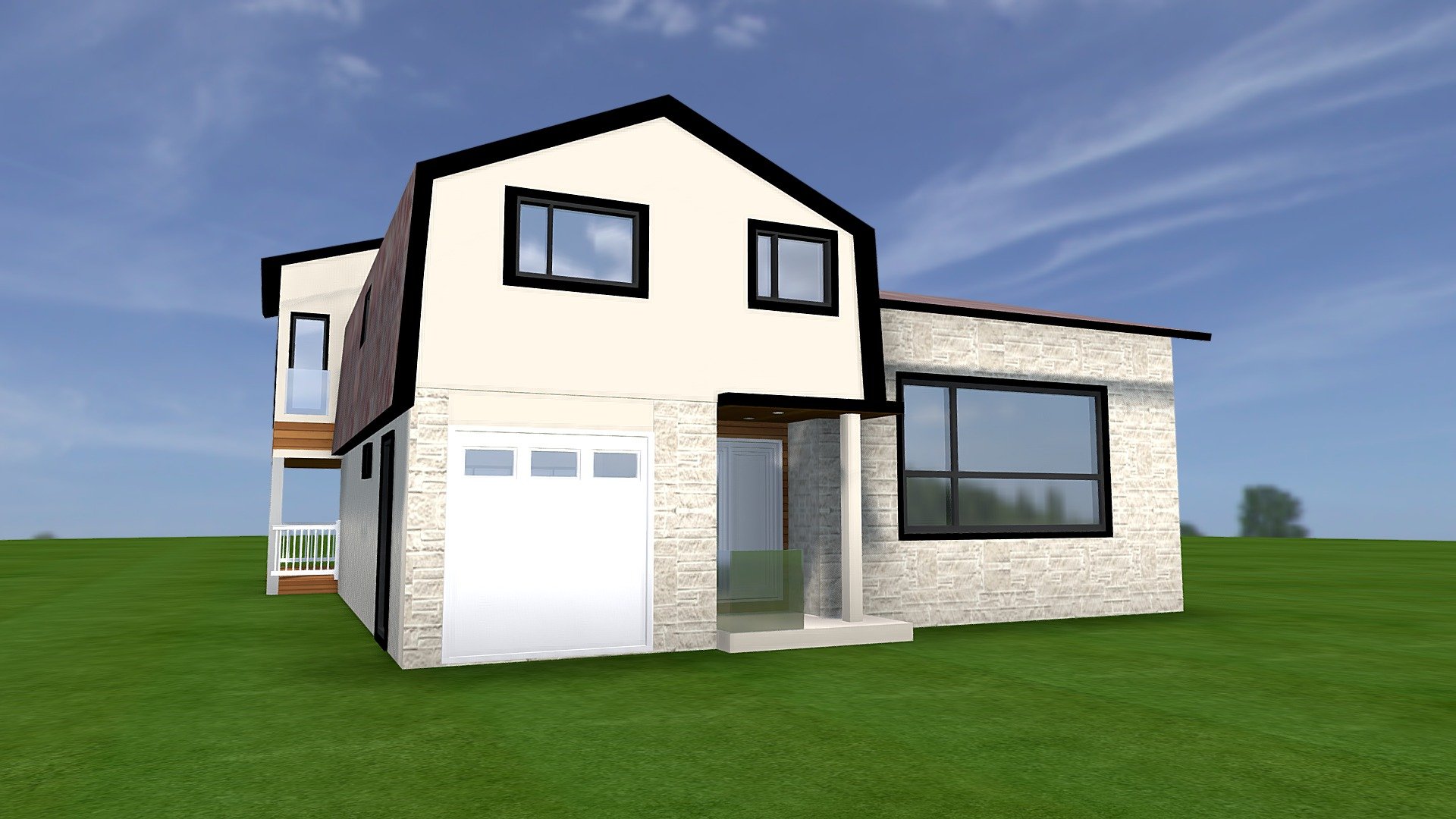Lionel - 360 spin model of 3D house - 3D model by Render3DQuick ...