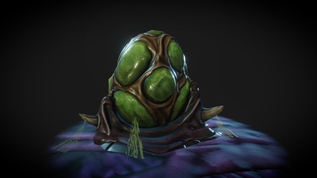 Zerg Egg - 3D model by robindao [ea99689] - Sketchfab