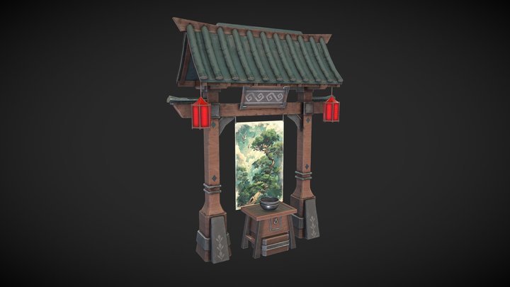 Japanese-style 3D models - Sketchfab
