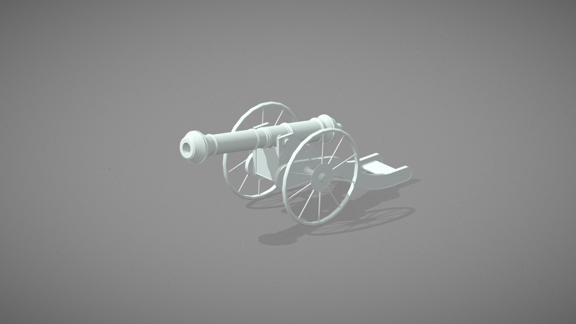 Ramadan Cannon (مدفع الأفطار) - 3D model by AbuHashem [ea99c69] - Sketchfab