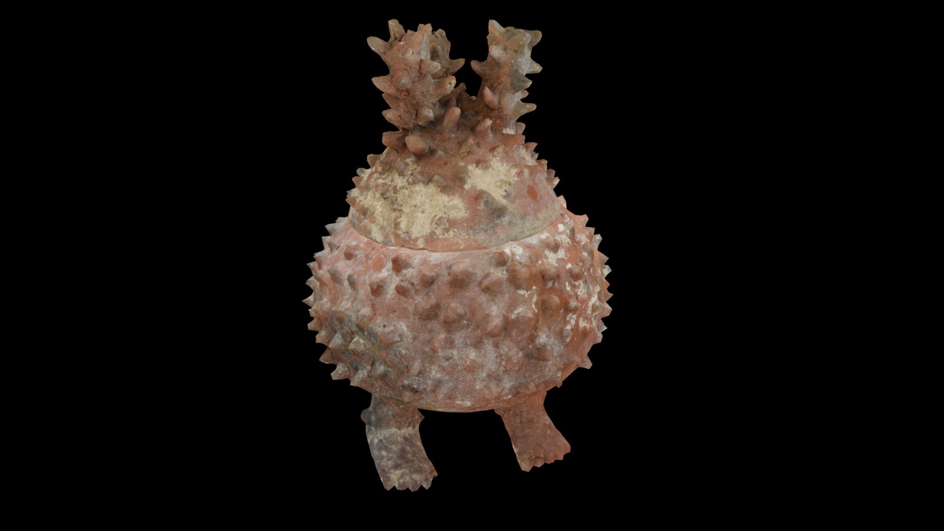 Lidded Figural Vessel - 3D model by UNLV Marjorie Barrick Museum of Art ...