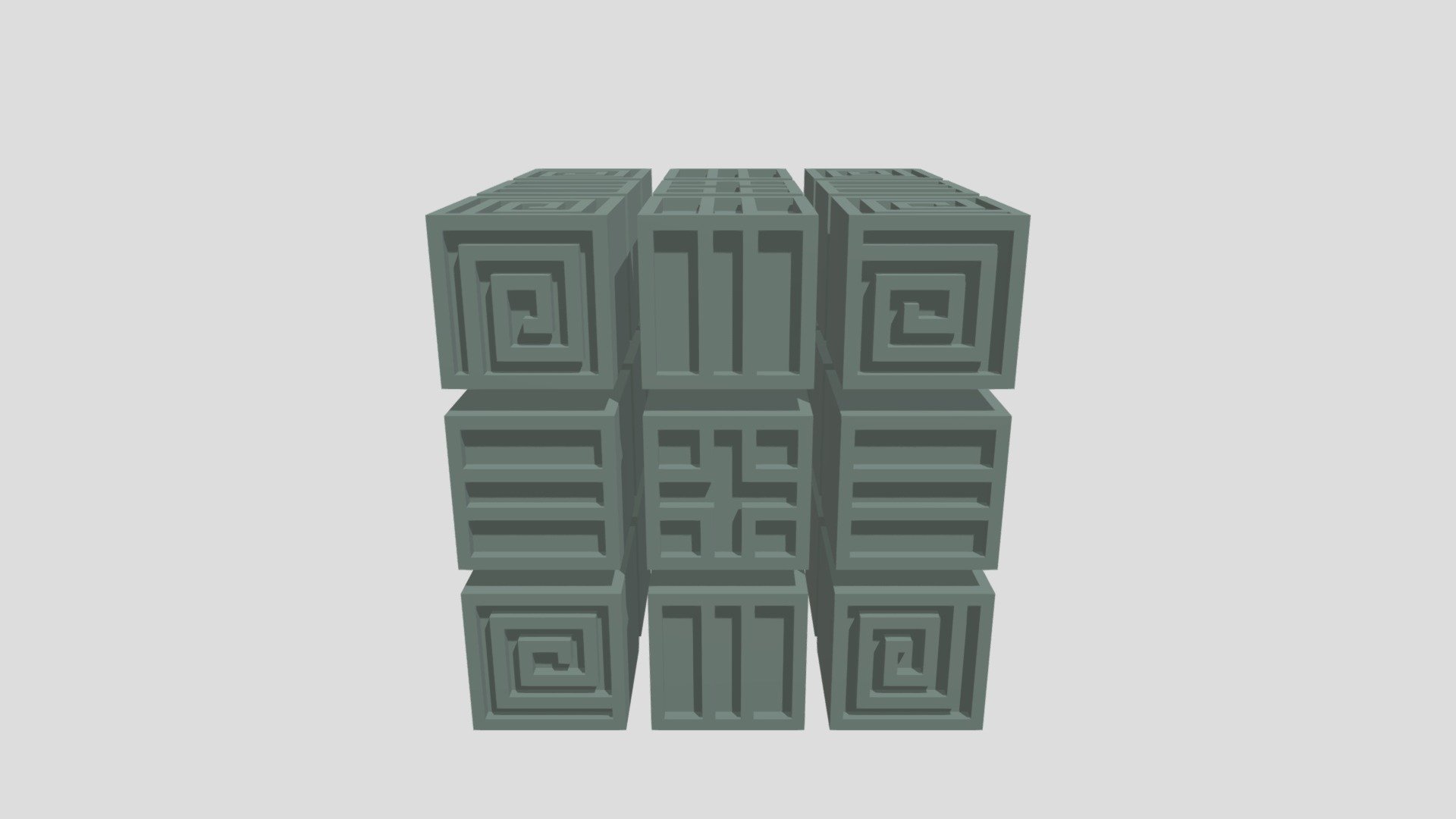 Runic Cube - Download Free 3D model by Gurend [ea9b8ca] - Sketchfab