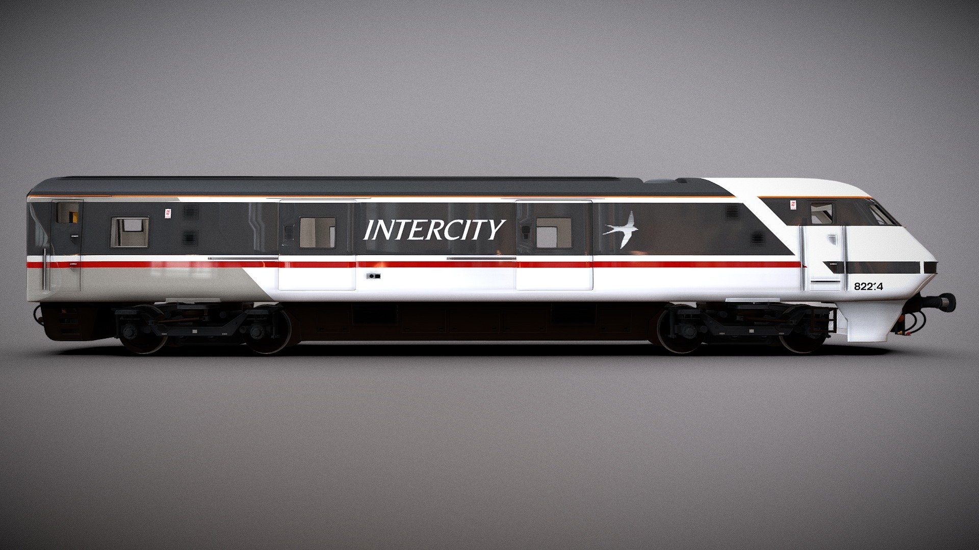 Train - BR Mark 4 DVT Swallow Livery - Download Free 3D model by ...