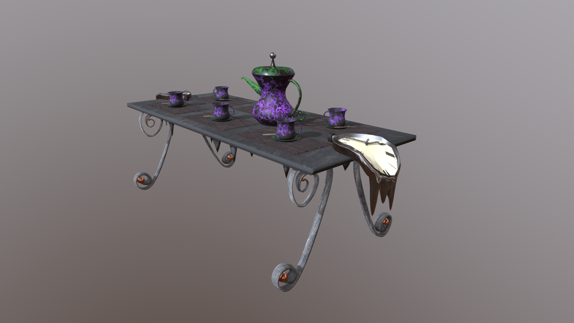 Tea Time - 3D model by aparisi [ea9c200] - Sketchfab