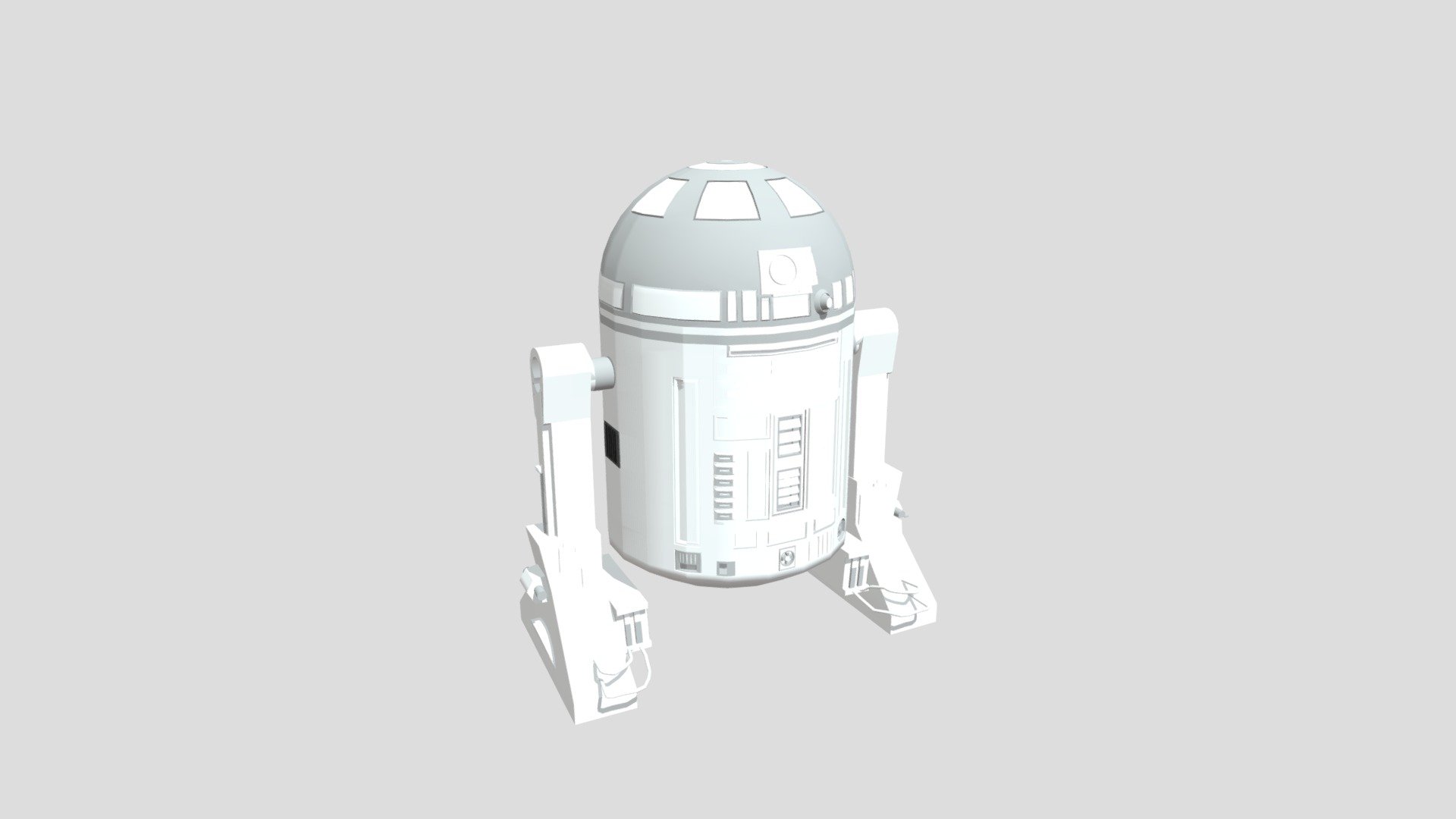 R2 Unit - Download Free 3D model by NicholasVelasquez [ea9c77f] - Sketchfab