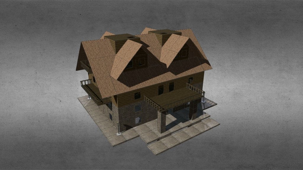 Haus - 3D model by N3M3S!S (@nemesism1988) [ea9d3c3] - Sketchfab