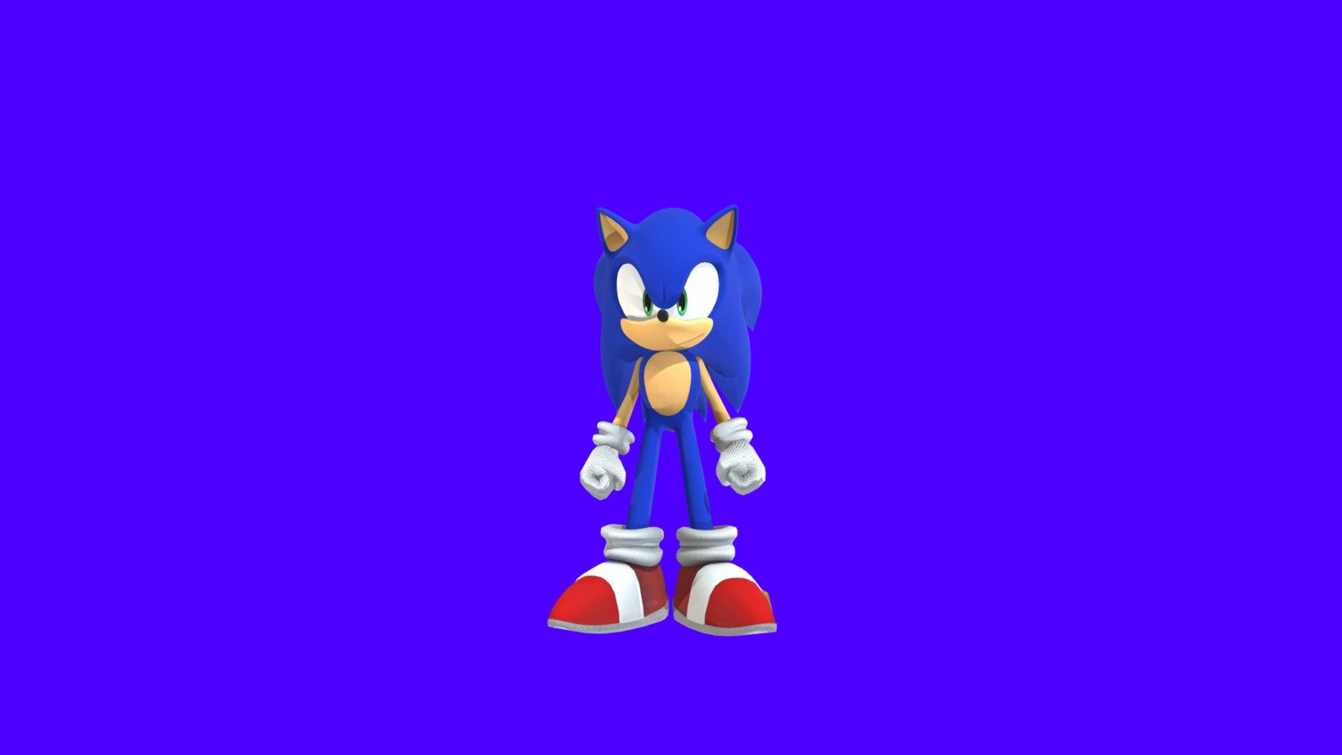 Sonic Game Character - Download Free 3D model by Kavan18 [ea9eca1 ...
