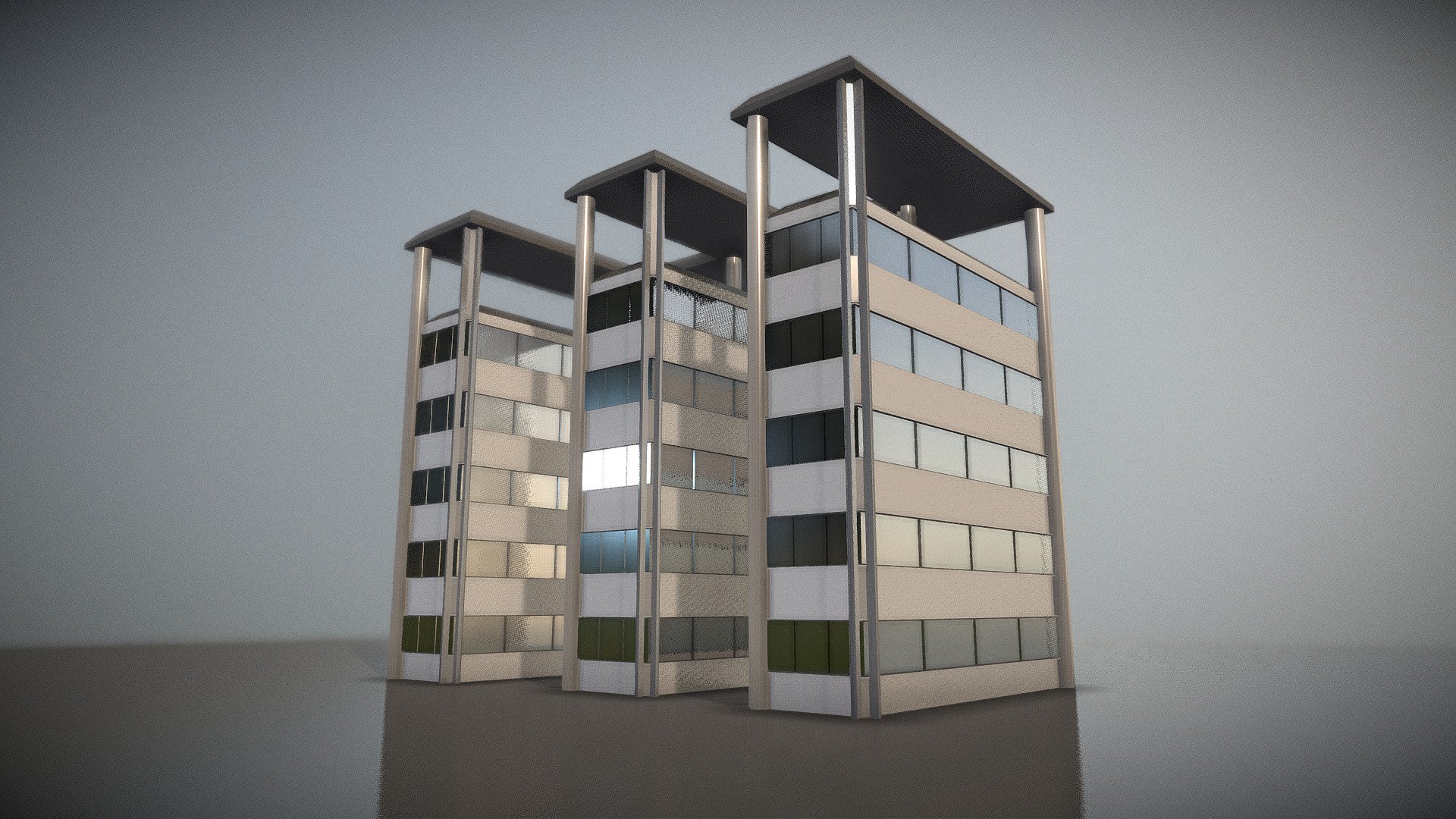City Building Design E-2 - Buy Royalty Free 3D model by VIS-All-3D ...