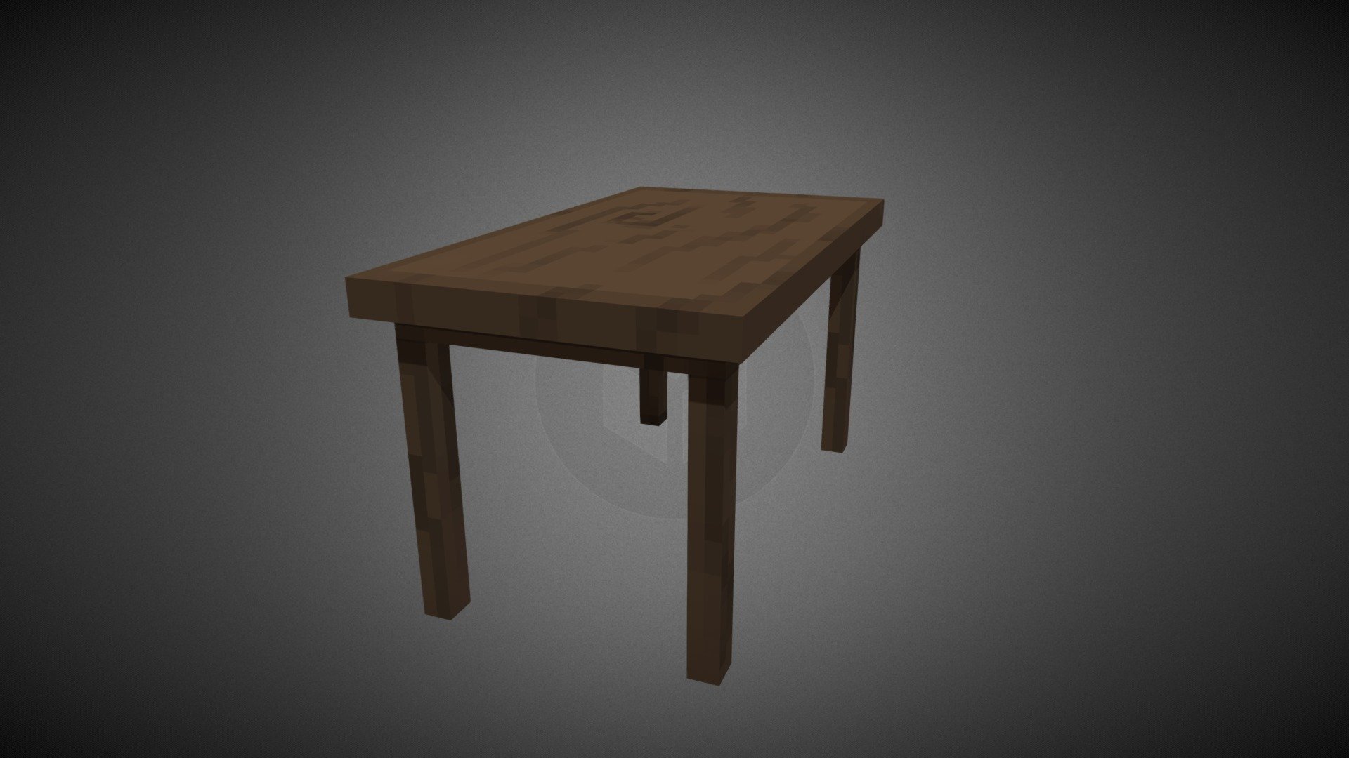 Table Pixelart - Download Free 3D model by Onekro [ea9f96f] - Sketchfab