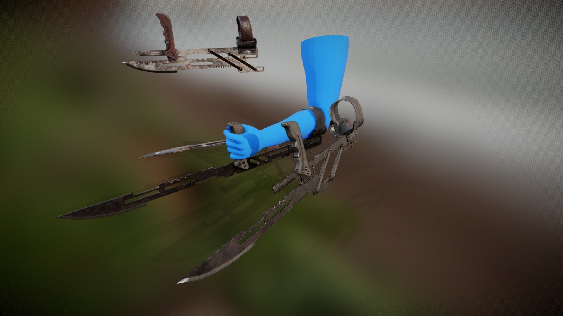 Arm Blades - Buy Royalty Free 3D model by Akinaro [eaa0ab4] - Sketchfab ...