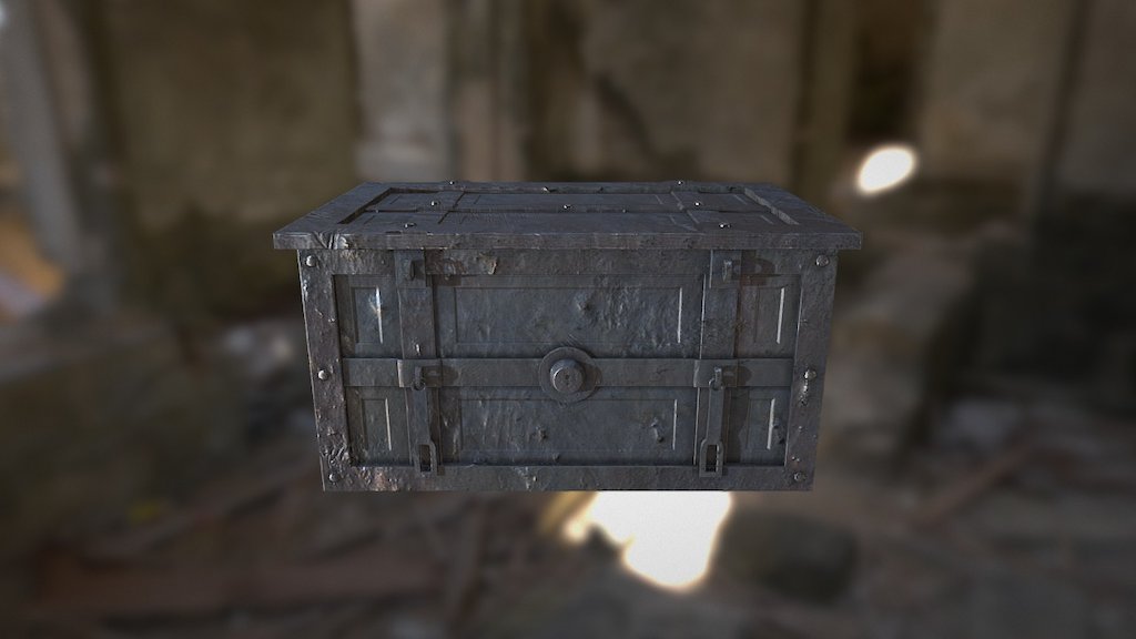 Iron Strongbox - 3D model by twixxo [eaa1b81] - Sketchfab