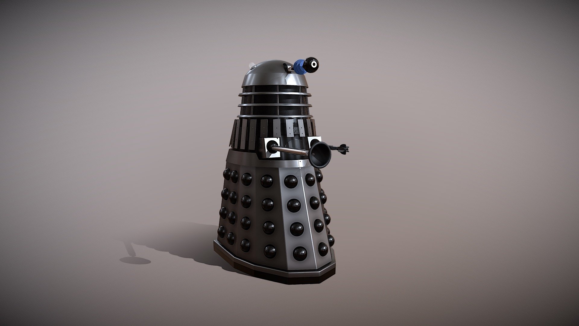 MK3 Dalek - Death to the Daleks with Machine Gun - Download Free 3D ...