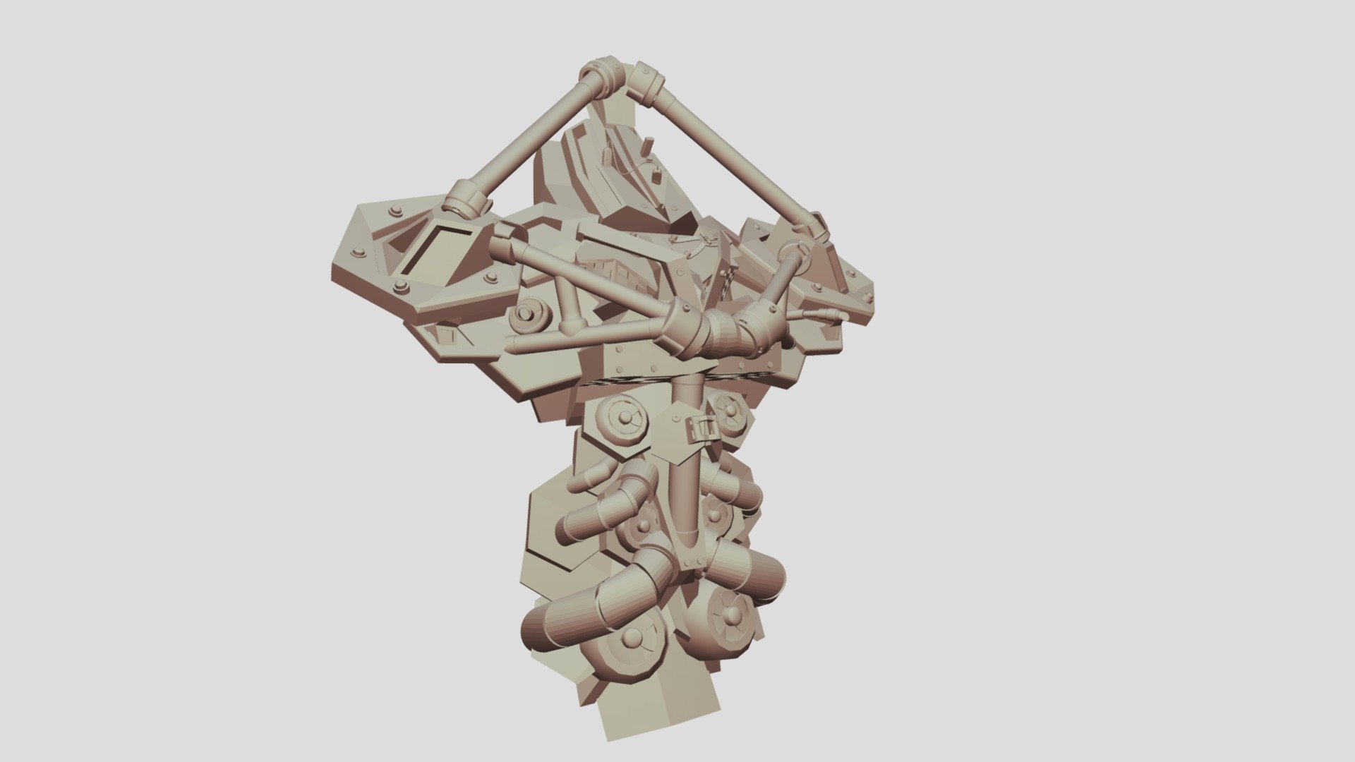 cyber spine armor - 3D model by AGGROlast [eaa2ac3] - Sketchfab