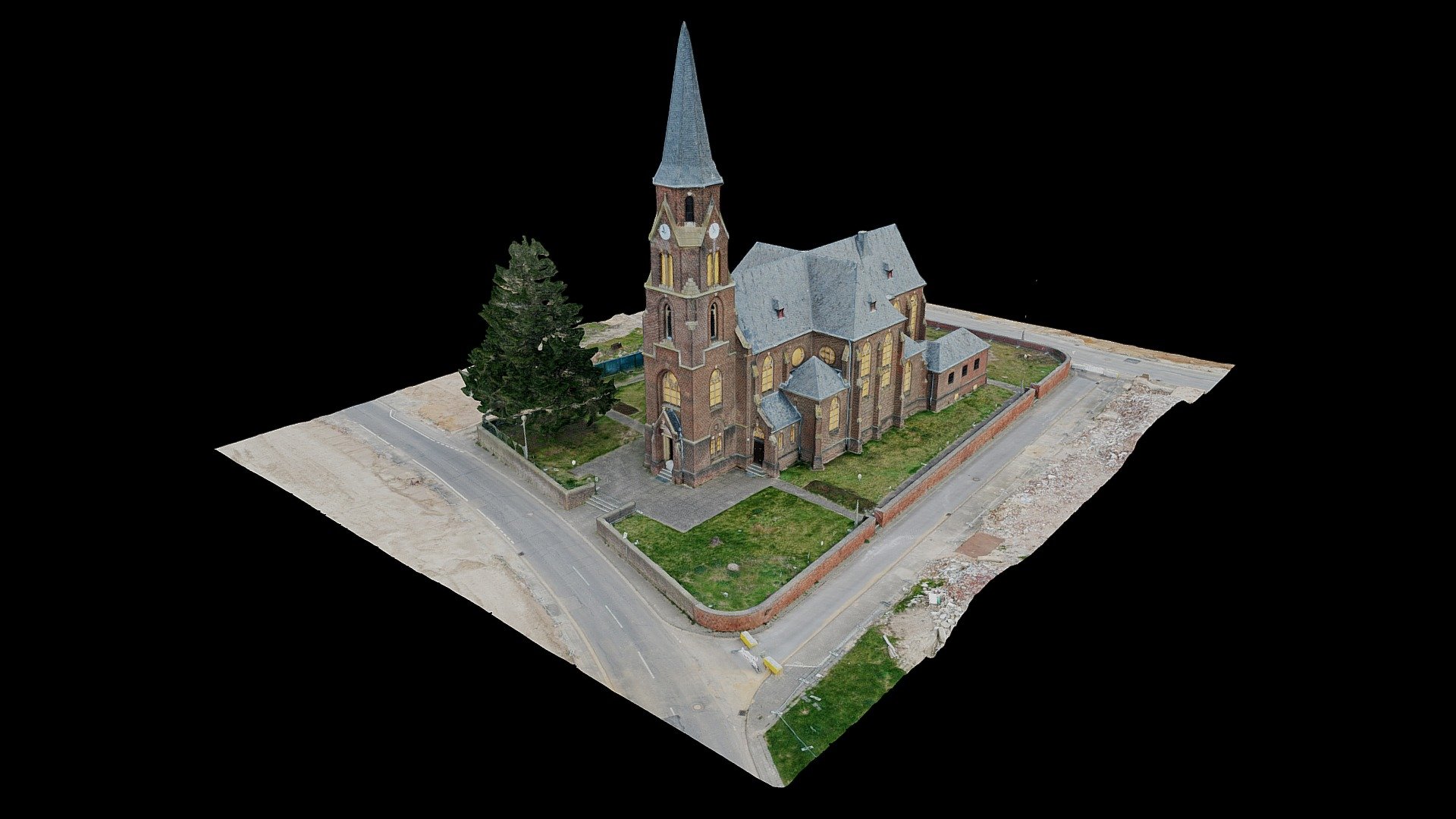 KIRCHE v1 - 3D model by envisens [eaa4e35] - Sketchfab