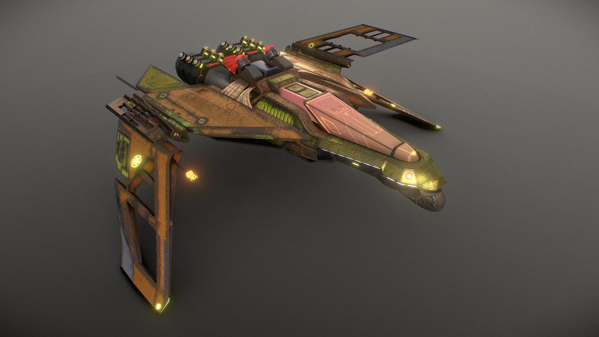 JunkSnake FT-144 - 3D model by kero777 [eaa7321] - Sketchfab