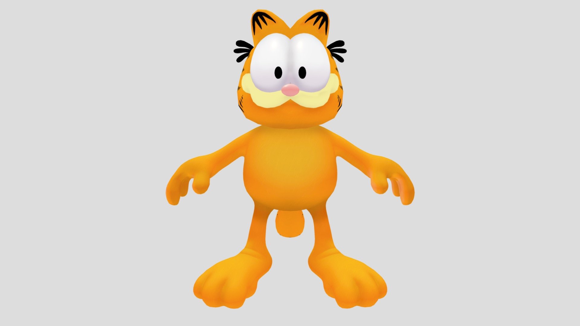 Nickelodeon All Star Brawl Garfield - 3D model by SMF Features ...