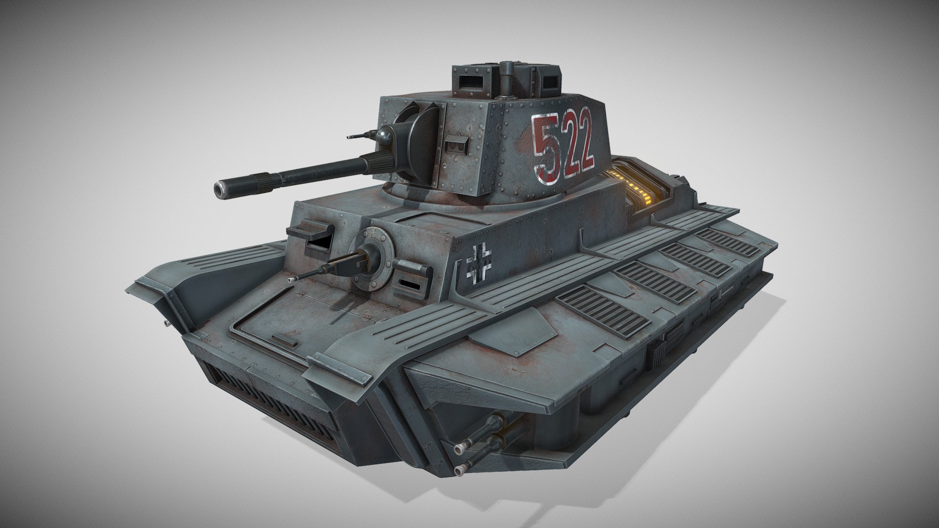 Panzer 38T - Hover tank - Buy Royalty Free 3D model by Philip Gilbert ...