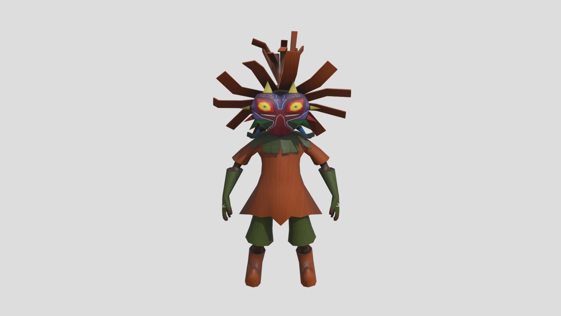 Skull Kid 3d model(model 3d) - Download Free 3D model by RoBo_Go ...