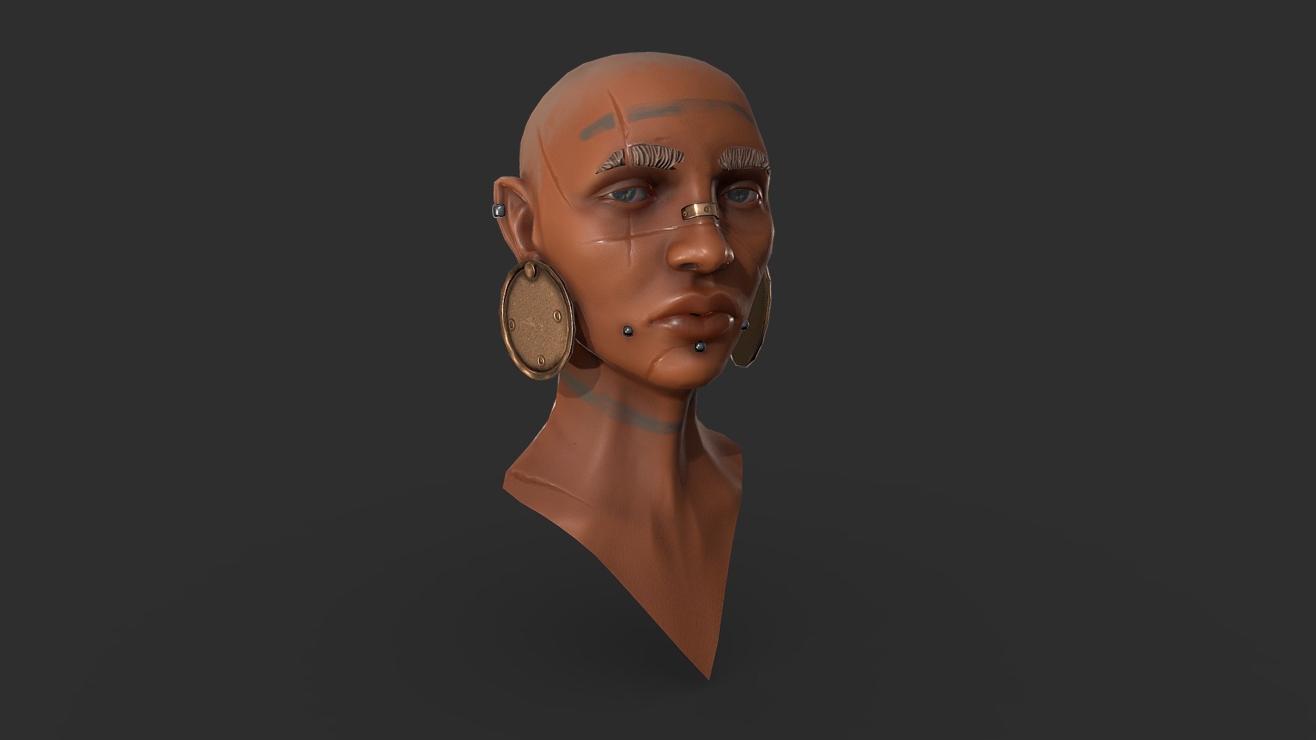 Female Portrait - 3D model by Seliene Paas (@selienepaas) [eaadac0 ...