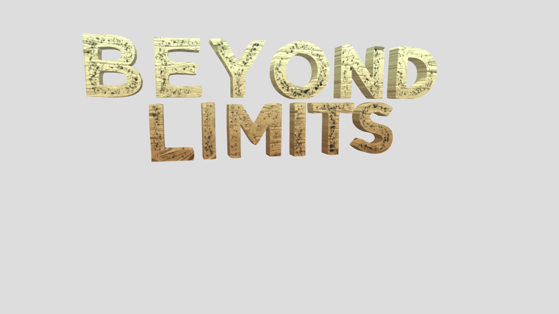 Beyond Limits (Text Texture) - Download Free 3D model by mikethornley ...