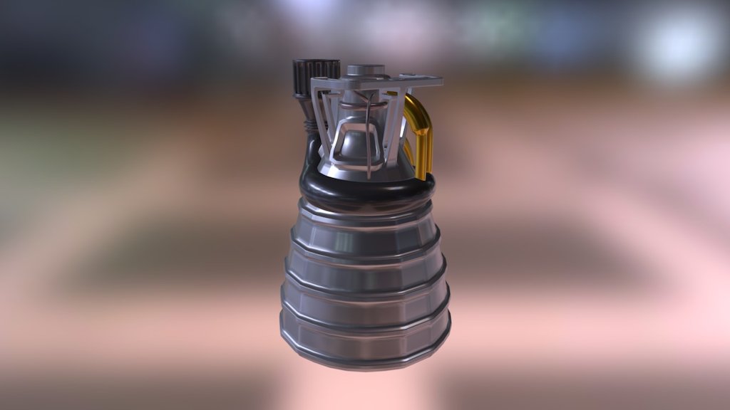 Rocket Engine V2 - 3D model by cameron_c [eaaec00] - Sketchfab