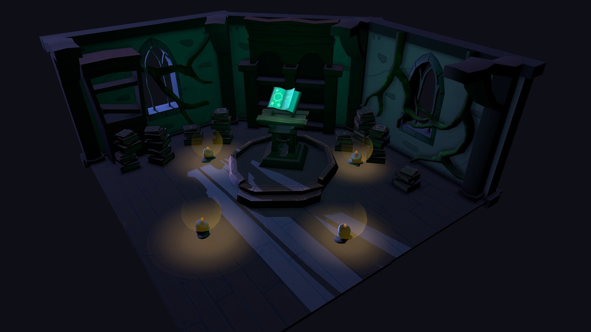 Wizard Room - 3D model by mari (@sushijeom) [eab1dd6] - Sketchfab