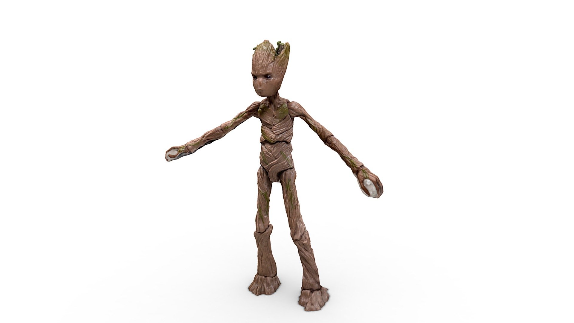 Marvel Legends Groot Action Figure - 3D model by makeitmovemedia ...