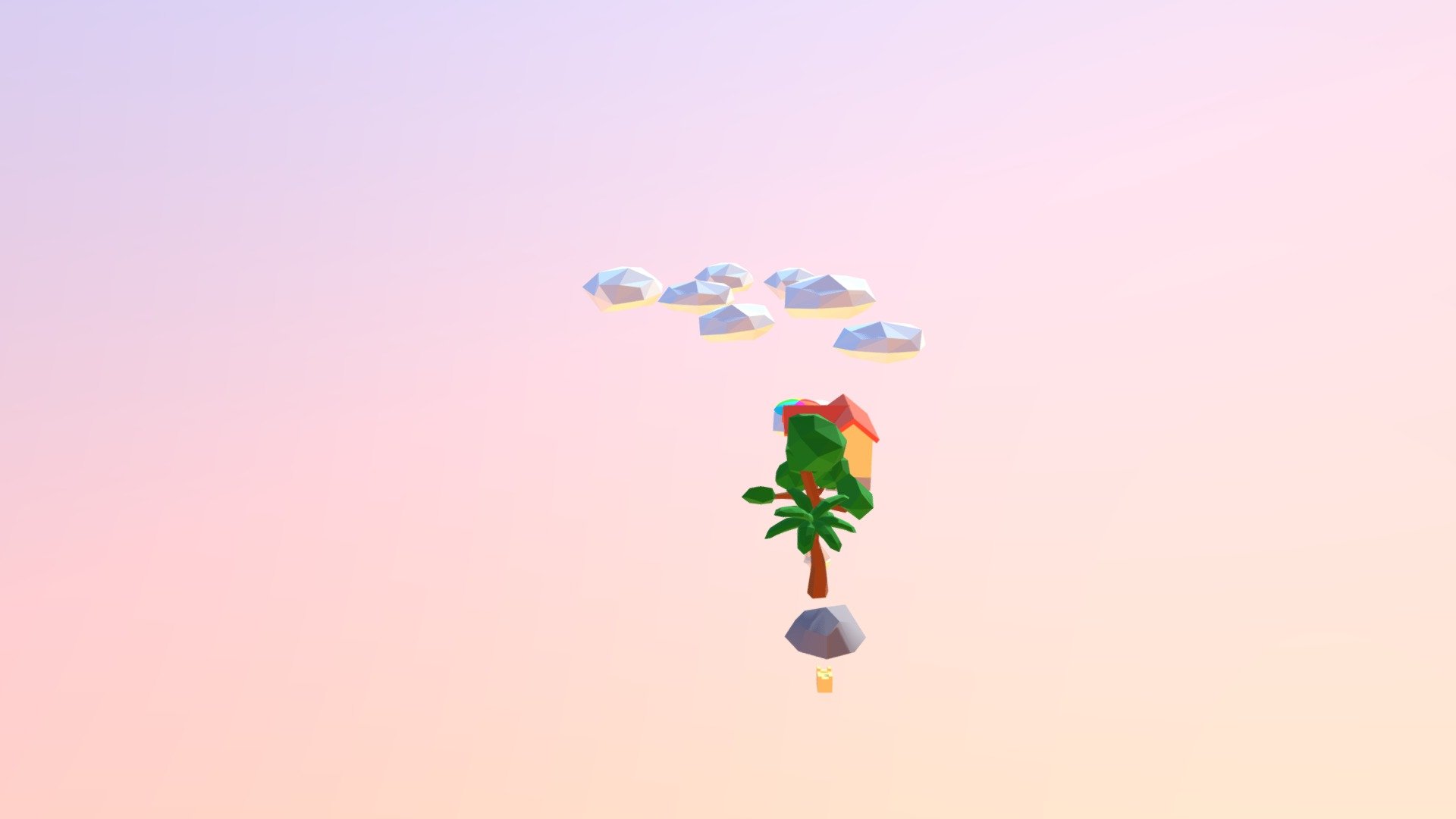 Beach Low Poly - 3D model by josueloncer [eab50b7] - Sketchfab