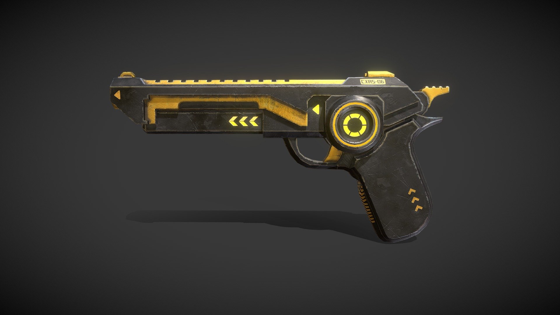 Sci Fi Gun - 3D model by Rishav Gupta (@Rishav_Gupta) [eab60cb] - Sketchfab