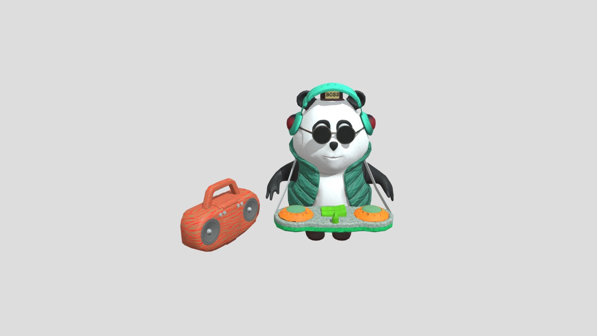 Fluffy Panda Variation 2 - 3D model by creative.avl [eab7e7f] - Sketchfab