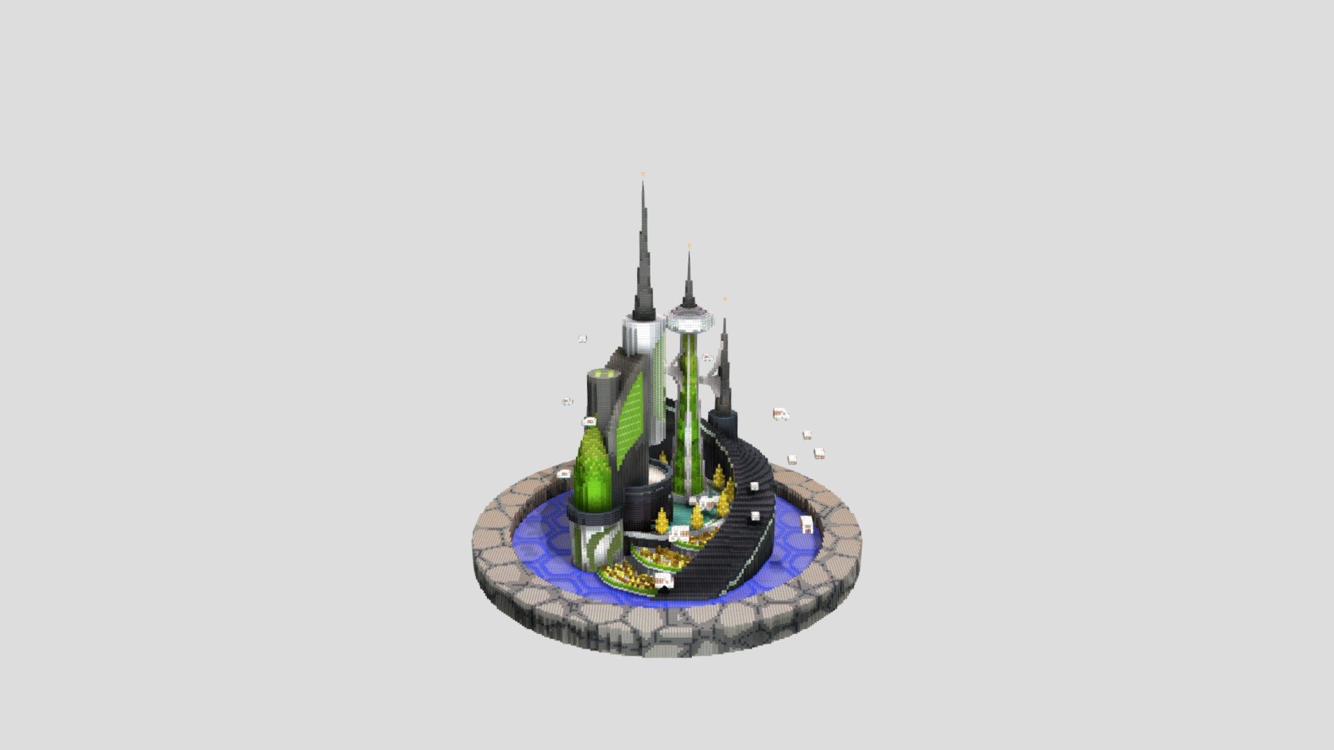 Futuristic Spawn - 3D model by Sssss5_Builds [eab855b] - Sketchfab