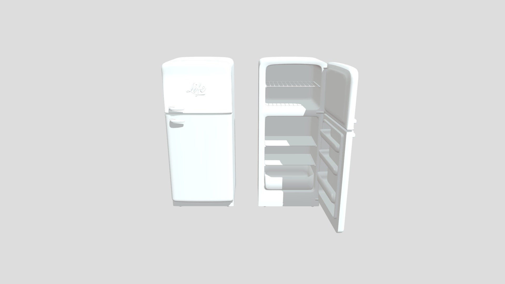 Fridge - Download Free 3D model by asadahmedgd8414 [eab8eda] - Sketchfab