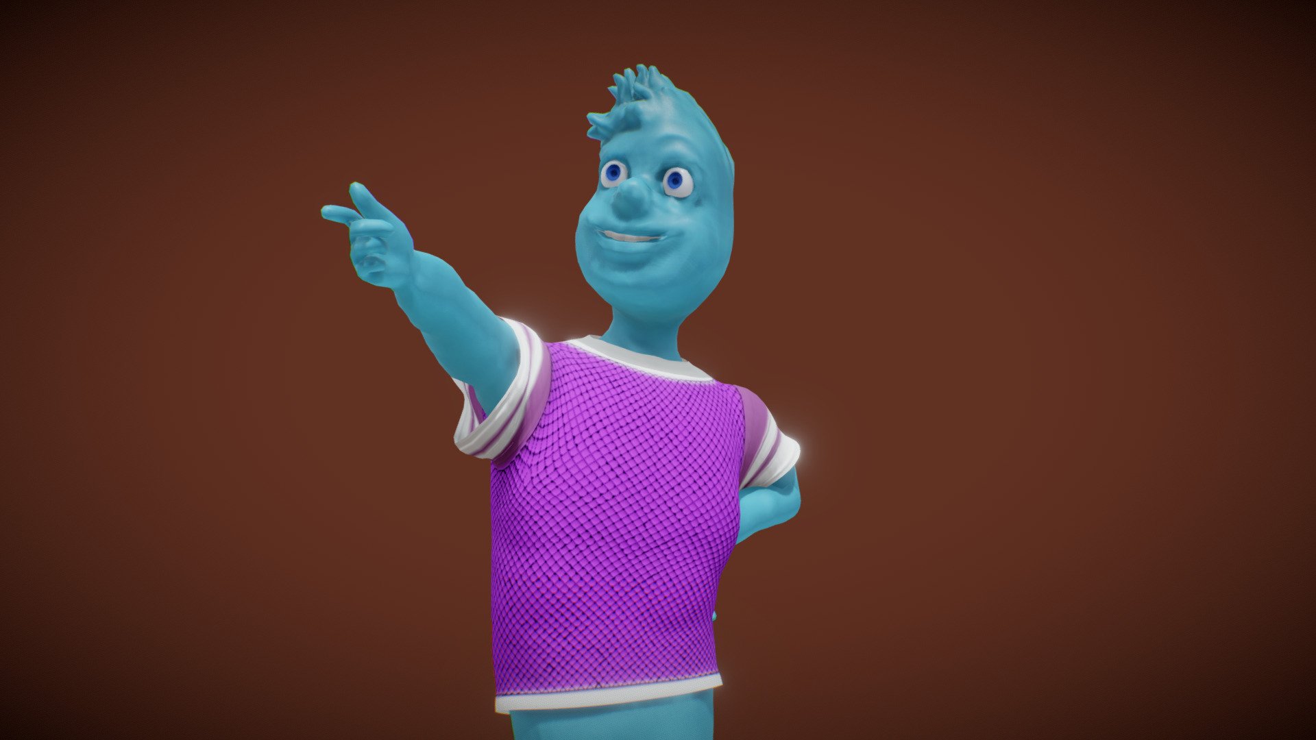 Wade Ripple Pixar Elemental Animated PBR - Buy Royalty Free 3D model by ...
