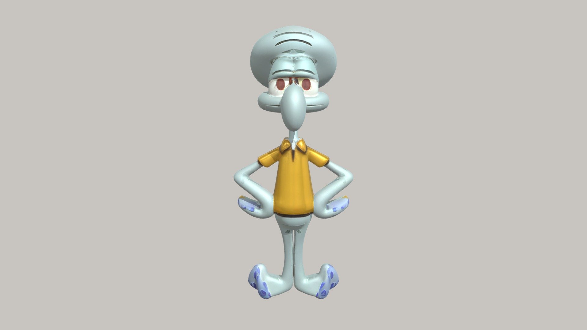 Squid-like character with humanoid features - 3D model by htxbhll2 ...