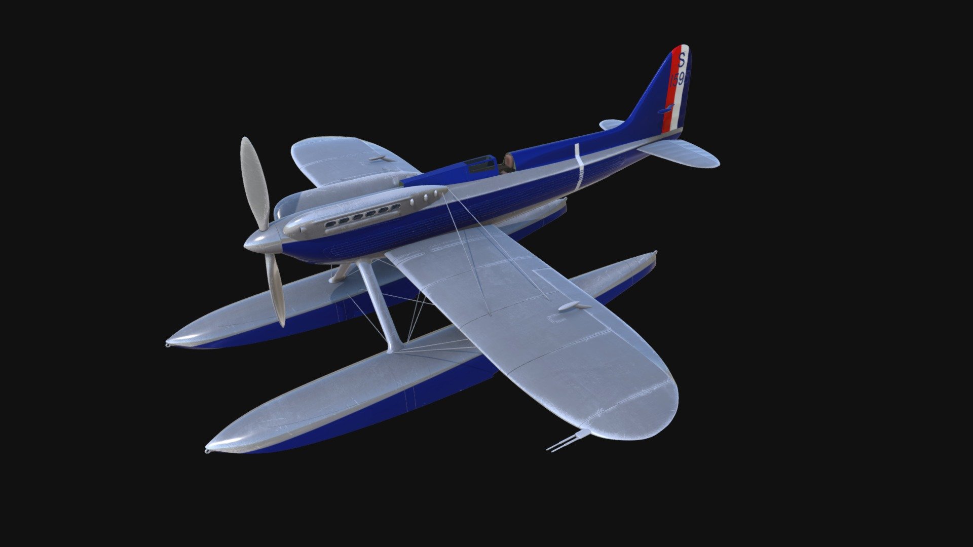Supermarine S6B - Buy Royalty Free 3D model by micapaconi [eaba55a ...