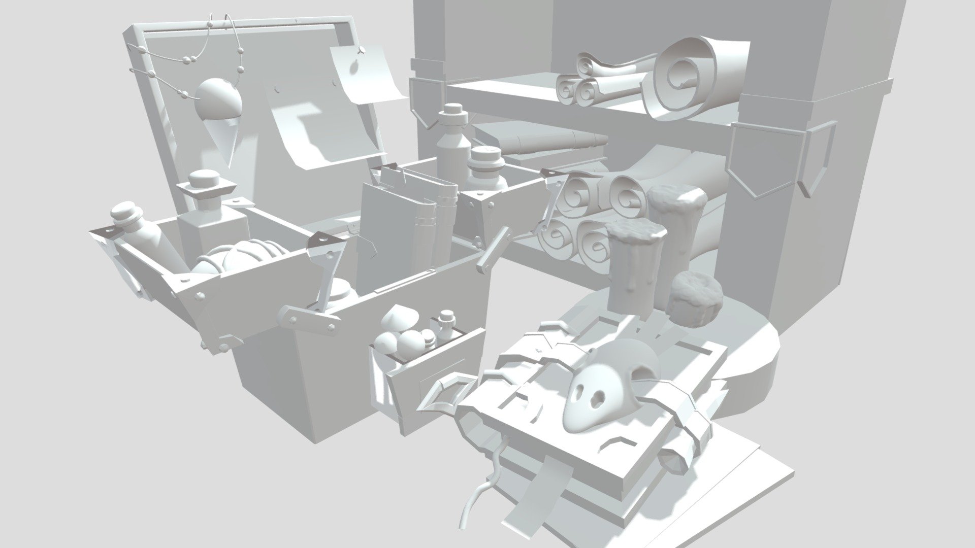 Witchbox - 3D model by Jennessy [eabab71] - Sketchfab