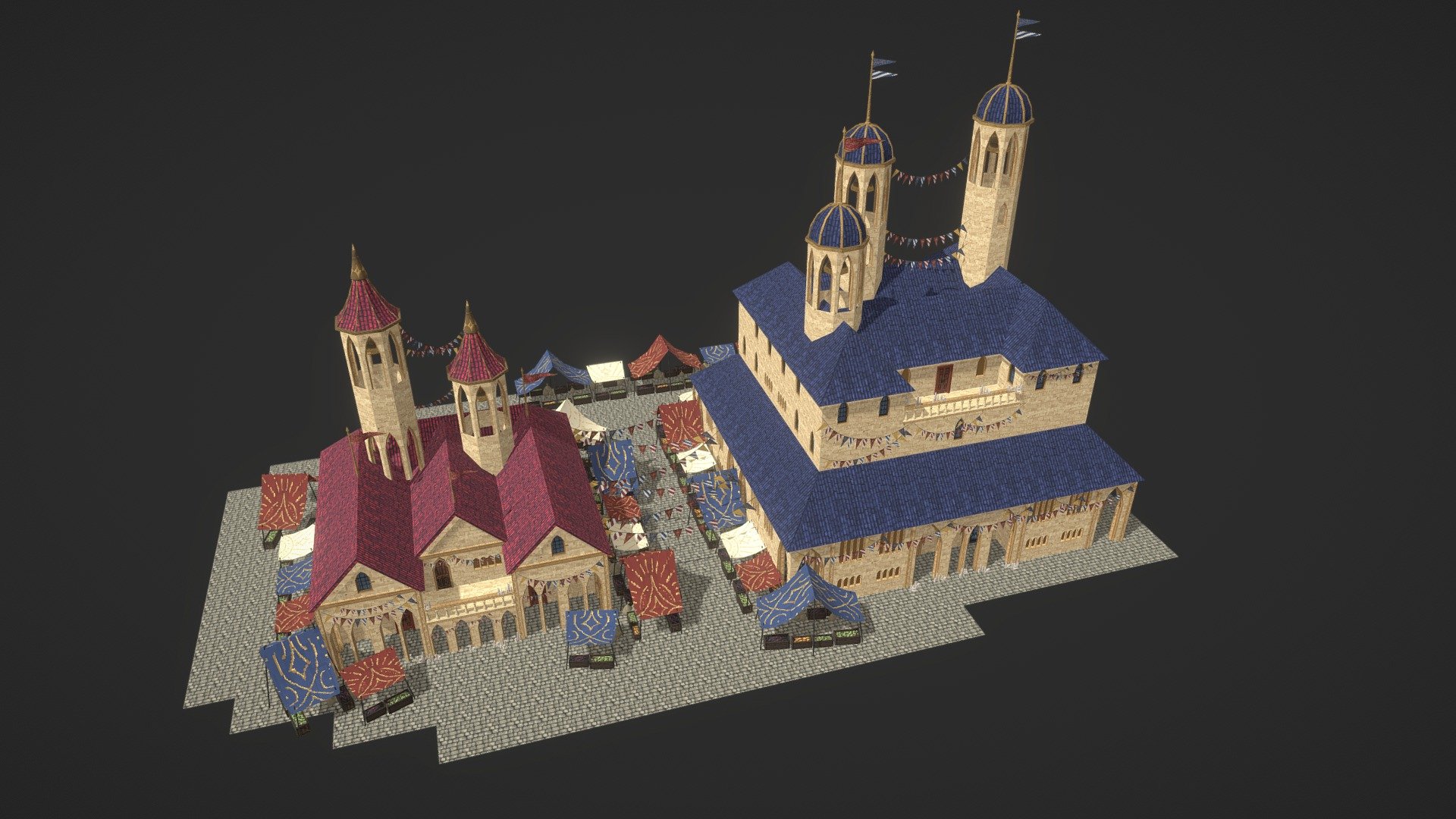 Environment Modules Arrangement - 3D model by Quiv3r_ [eabdc41] - Sketchfab