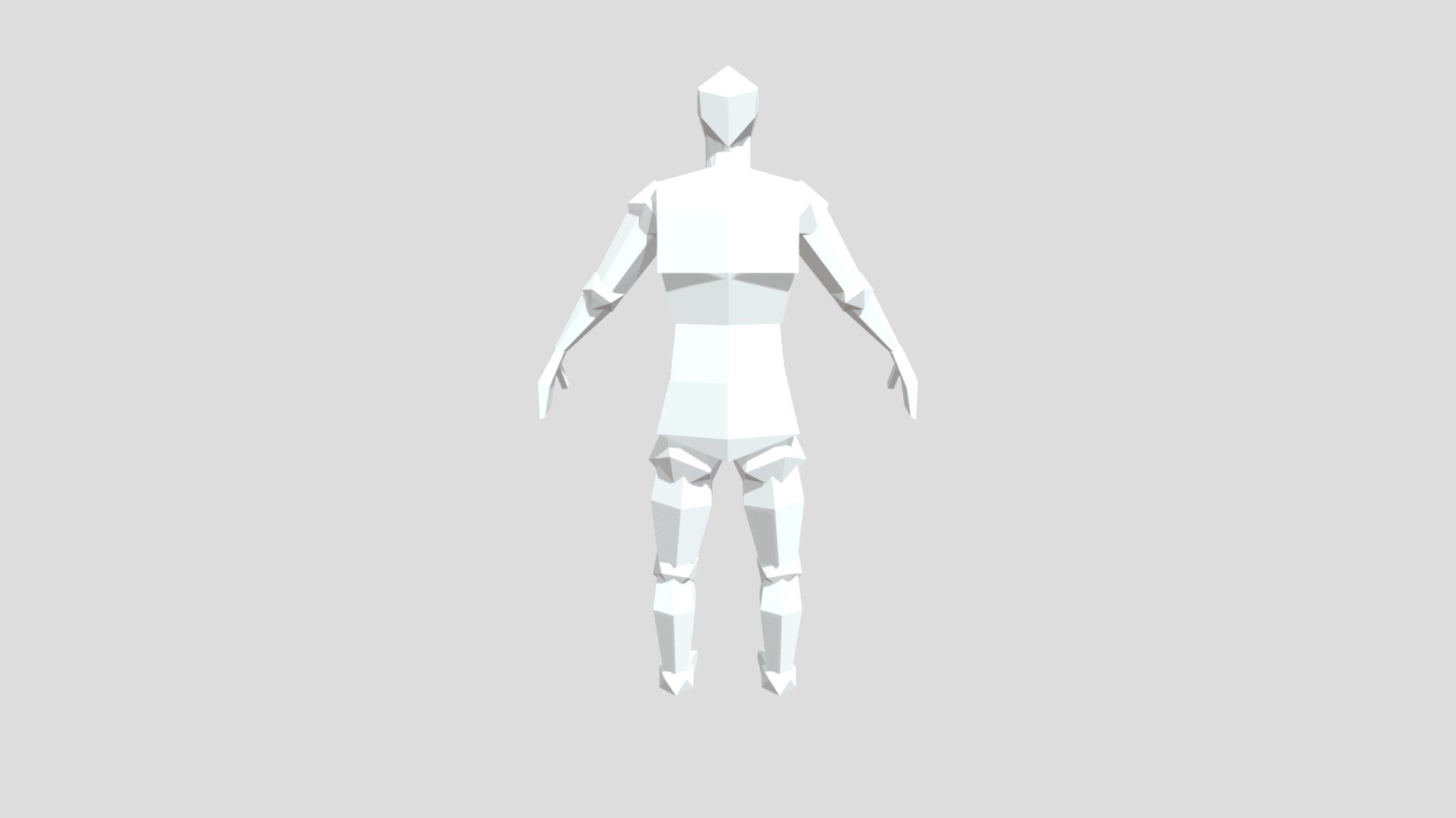 Low poly human with armature - Download Free 3D model by kibermenrx ...