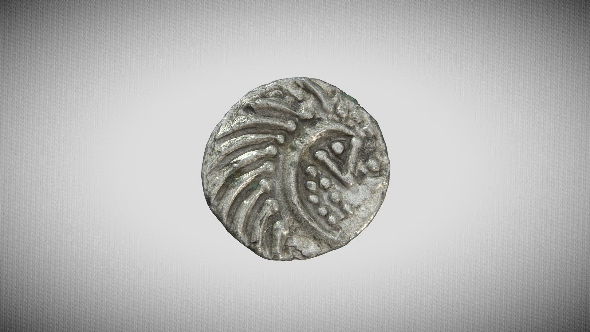 Anglo-Saxon silver sceat - 3D model by Dave Staughton (@staughton ...