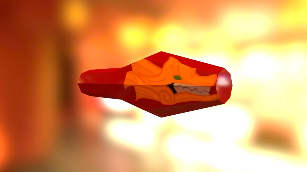 Dragon Rocket Launcher - Rocket - 3D model by fiffe [eac0485] - Sketchfab
