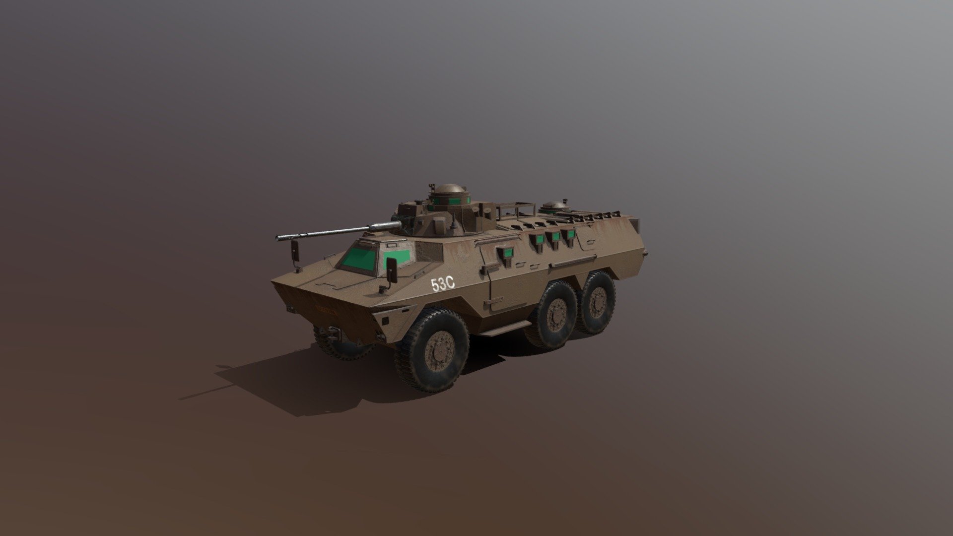 Ratel-20 (SADF) - 3D model by ARMSCor Studios (@petracephas) [eac0d52 ...