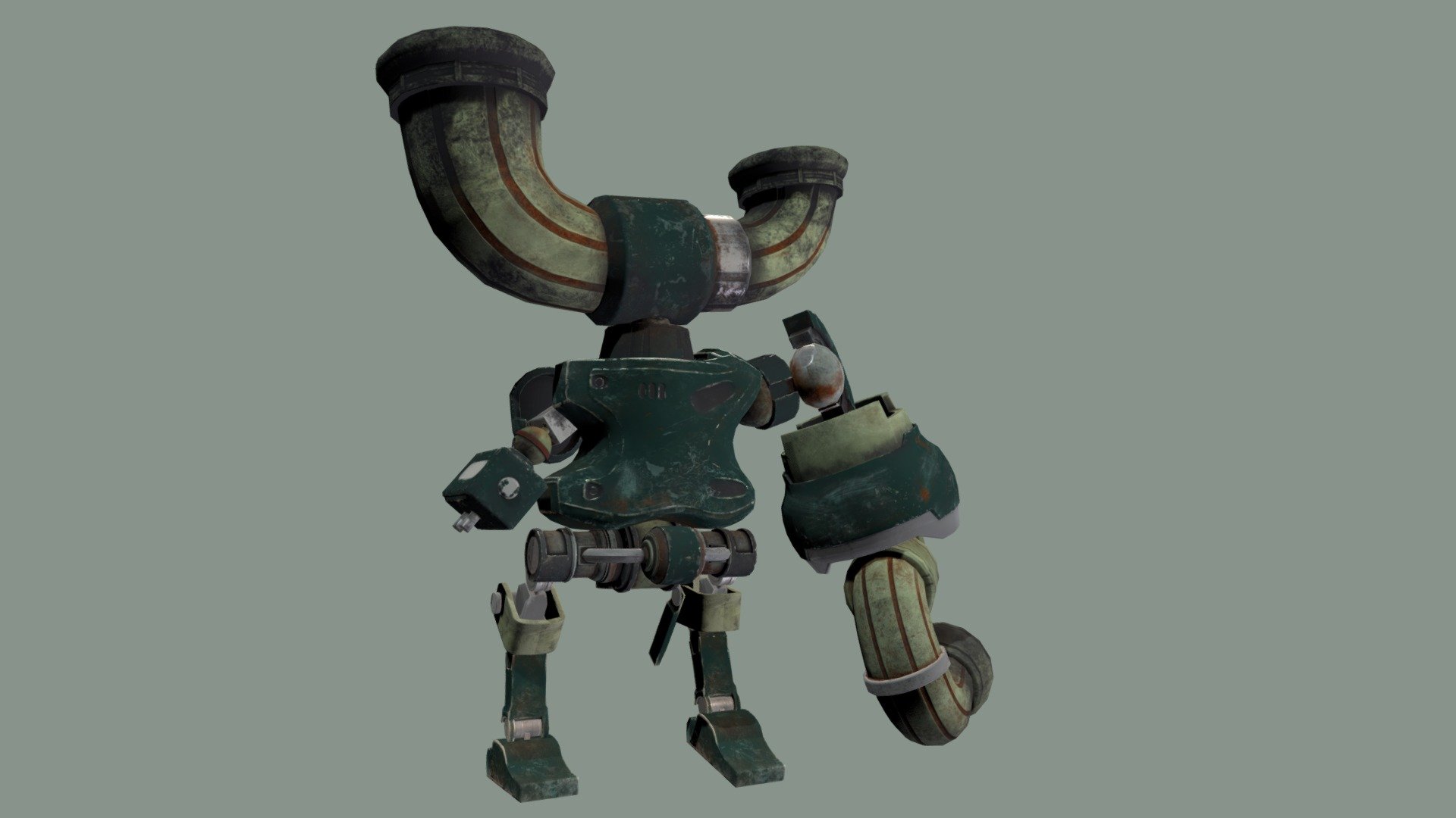 Mecha-Smogger FF7 - 3D model by leonchoozlc [eac1059] - Sketchfab