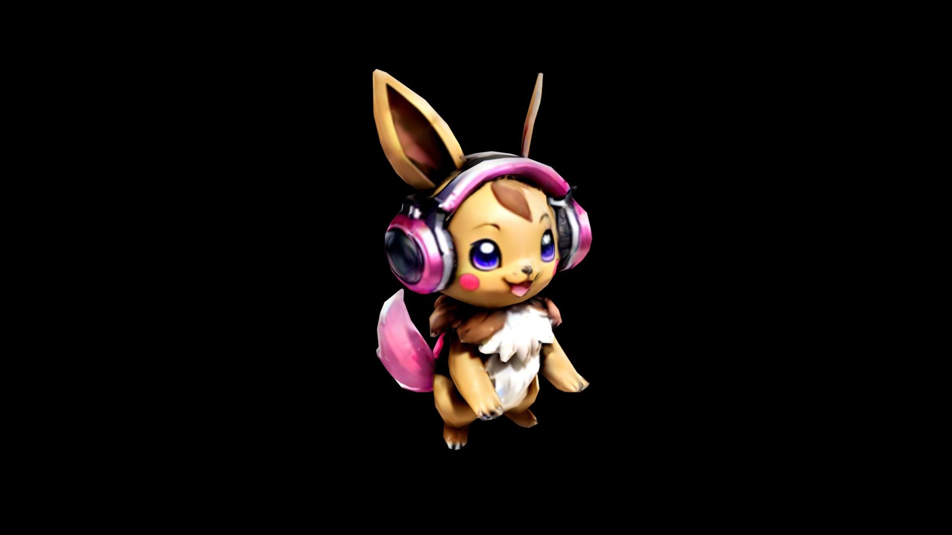 A Popping Furfrou with headphones. - Download Free 3D model by klrxyz ...