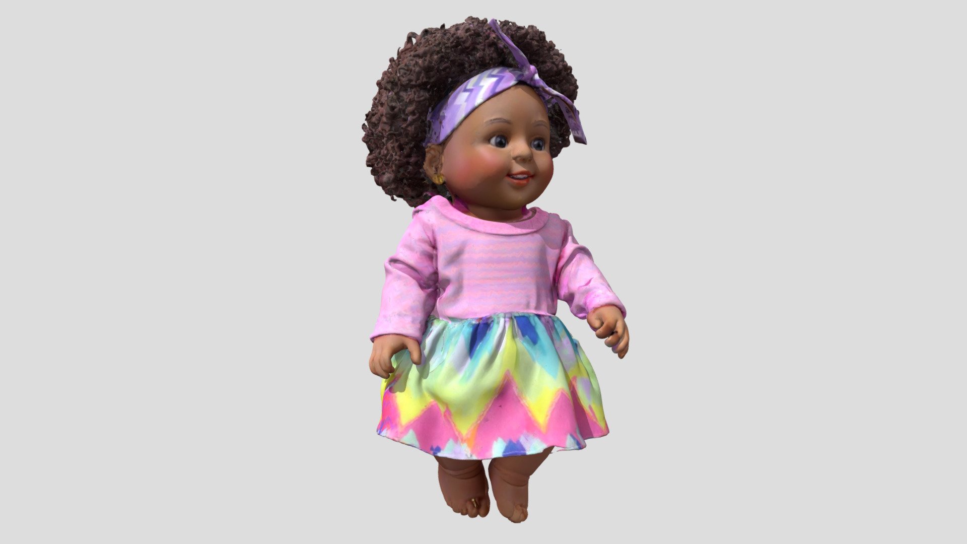 Zuri - doll - Download Free 3D model by Brian Trepanier (@CMBC) [eac44ad] - Sketchfab