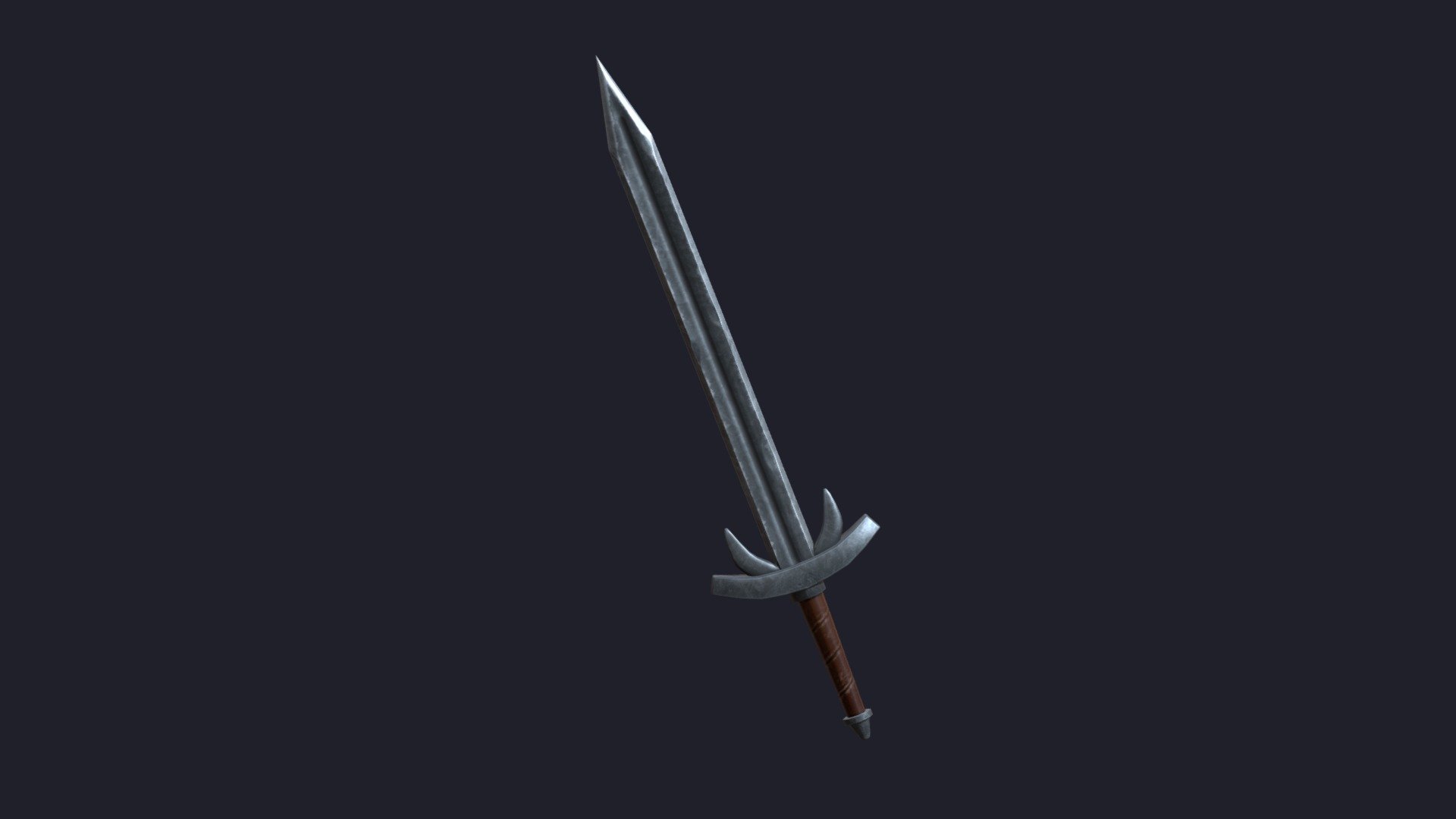 Stylized Sword - Download Free 3D model by Matias Herrera (@matias ...