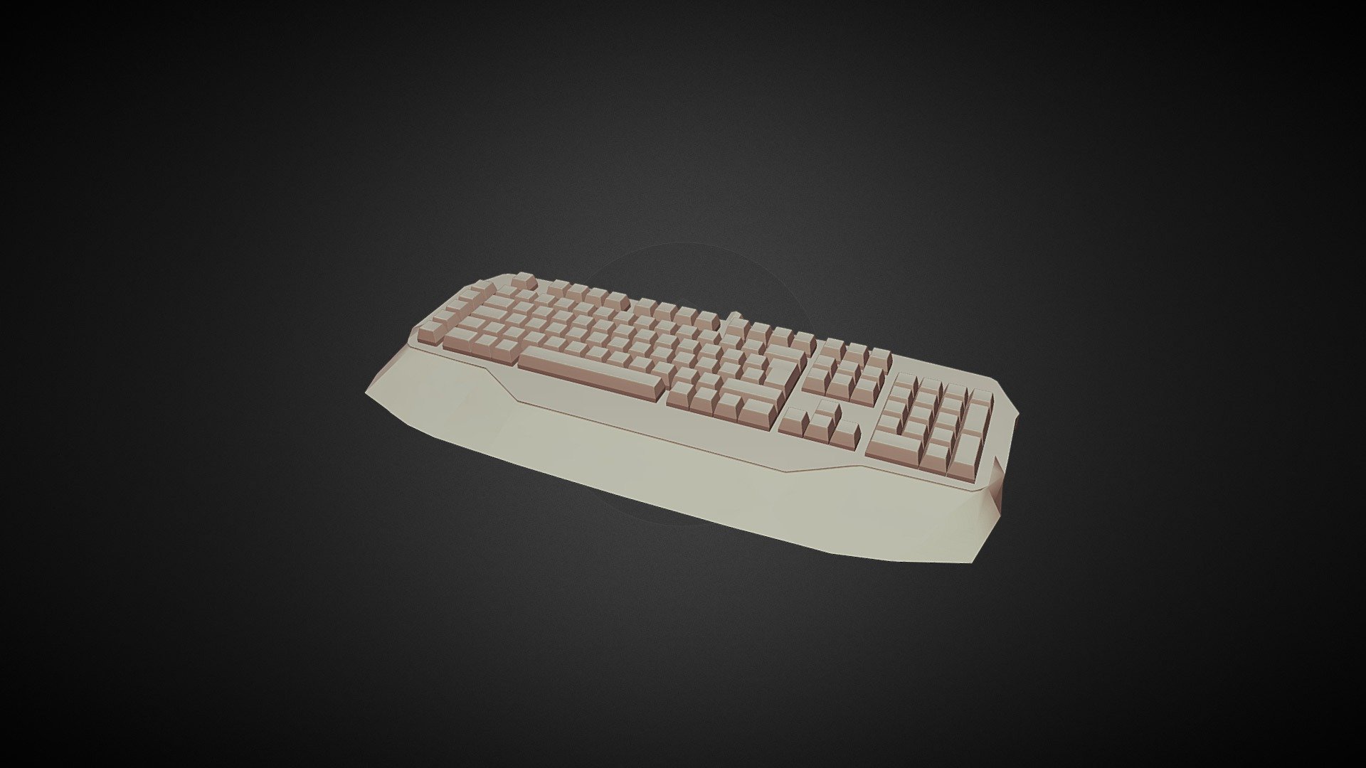 Keyboard - Download Free 3D model by Robin (@529193) [eac49ba] - Sketchfab