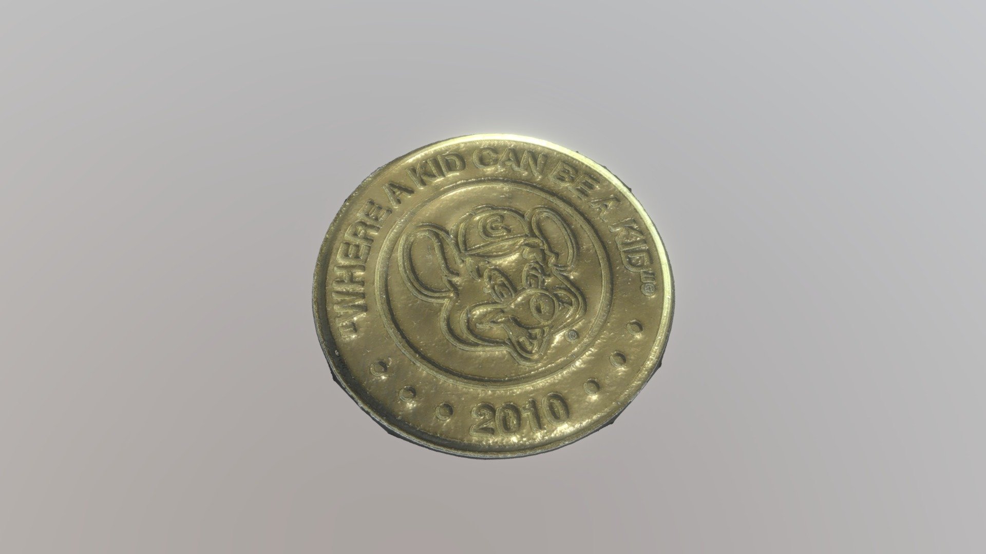 Chucky Cheese Coin - Download Free 3D model by brq327 [eac6036] - Sketchfab