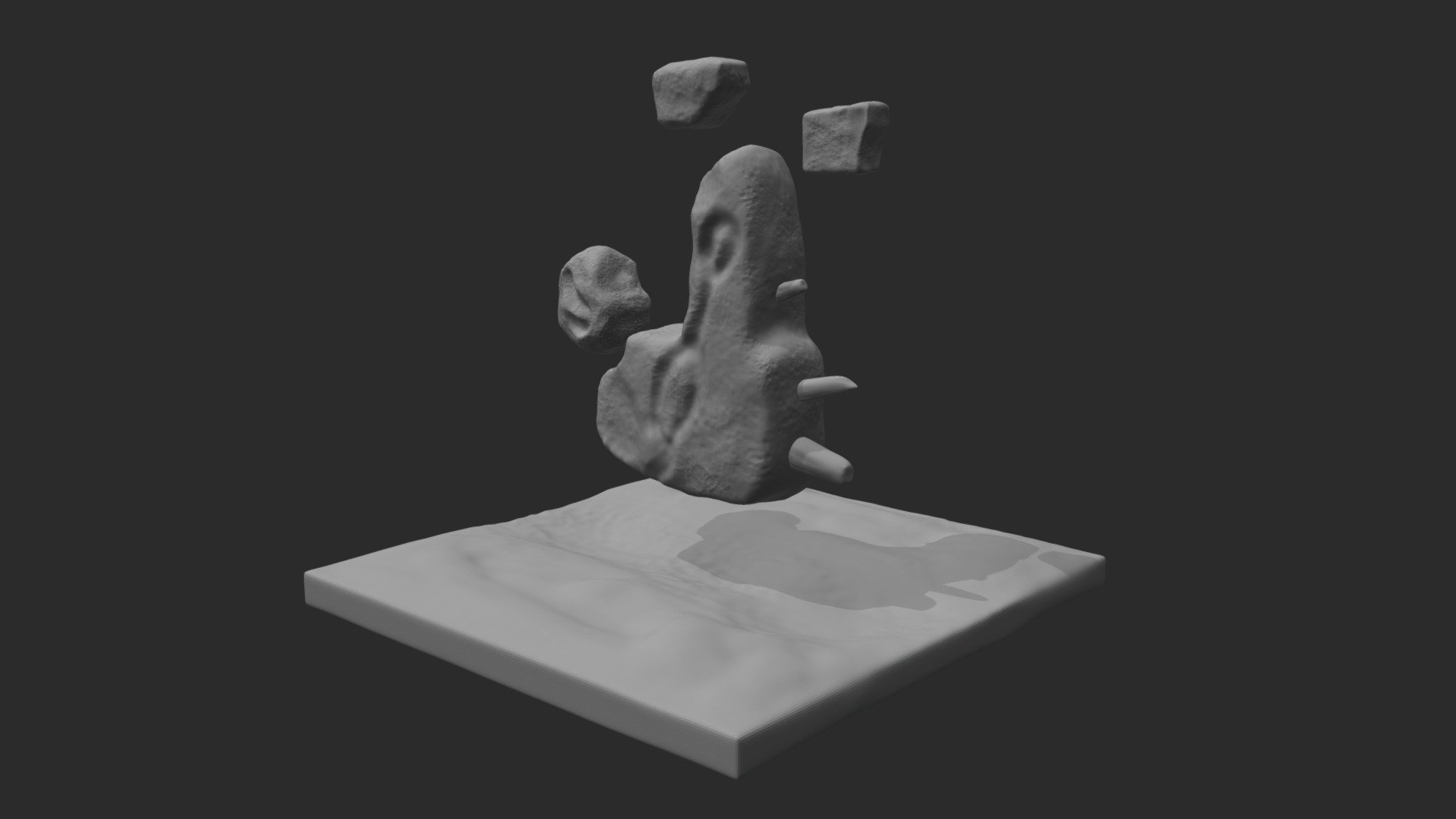 Milestone 1- Floating Rocks - 3D model by Roderick.Jordan [eac79be ...
