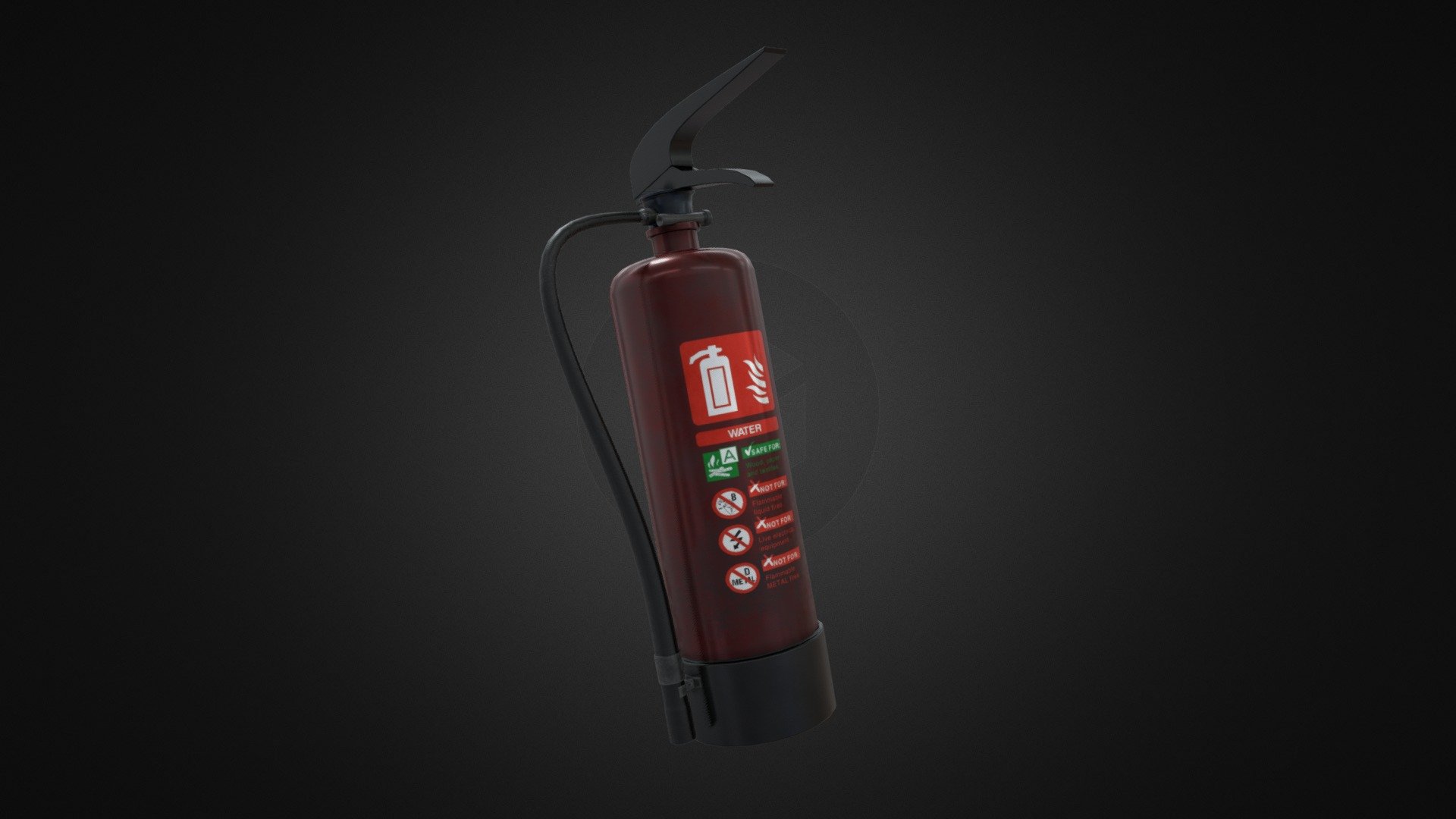 Game Ready - Fire extinguisher - Download Free 3D model by Allan-Jay ...
